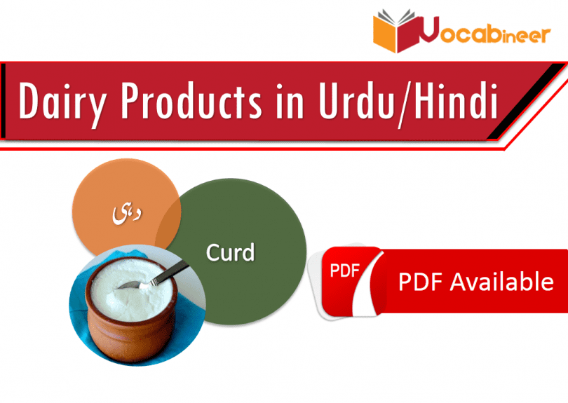 Dairy Products In Urdu Hindi Names Of Dairy Foods Vocabineer Dairy Products In Urdu Hindi Names Of Dairy Foods Vocabineer