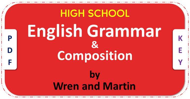 High School English Grammar and Composition by WREN and MARTIN