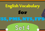 Vocabulary for CSS and PMS With Meanings Download PDF