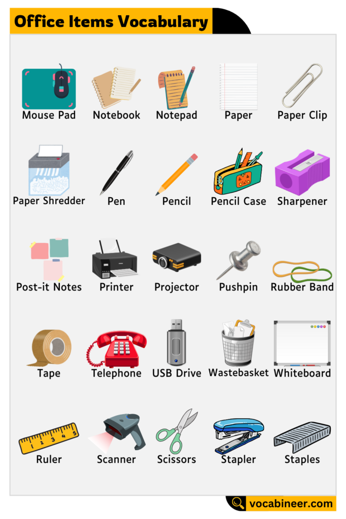 Office Vocabulary in English – Learn Workplace Words
