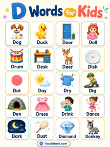 Words That Start with D | List of 422 Helpful Words in English