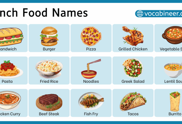 Common Food Names That Start with T with Pictures