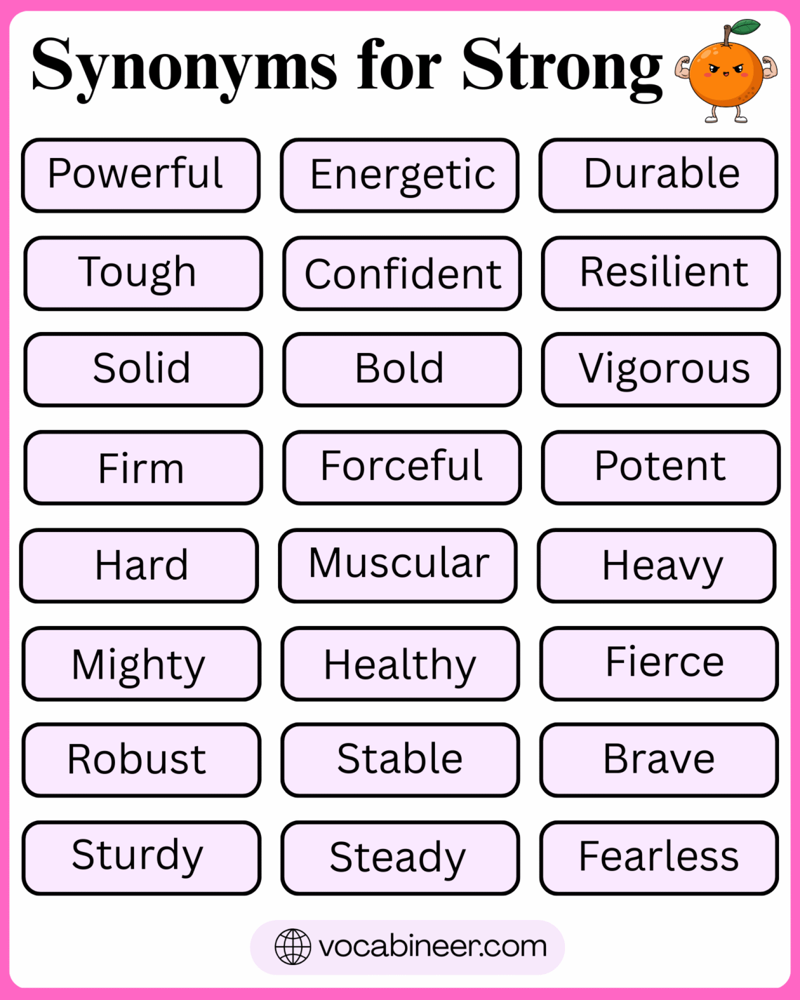 Strong Synonyms: 108+ Synonyms For Strong In English