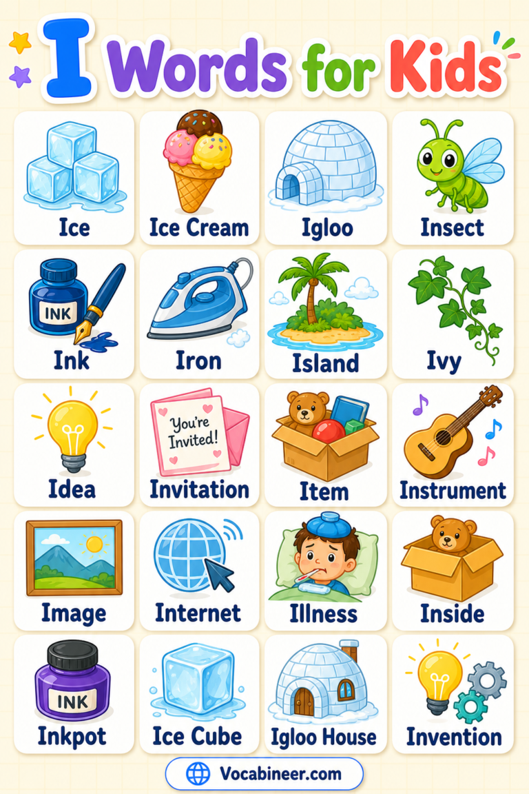 Words That Start with I | 666 English Words and their Meanings