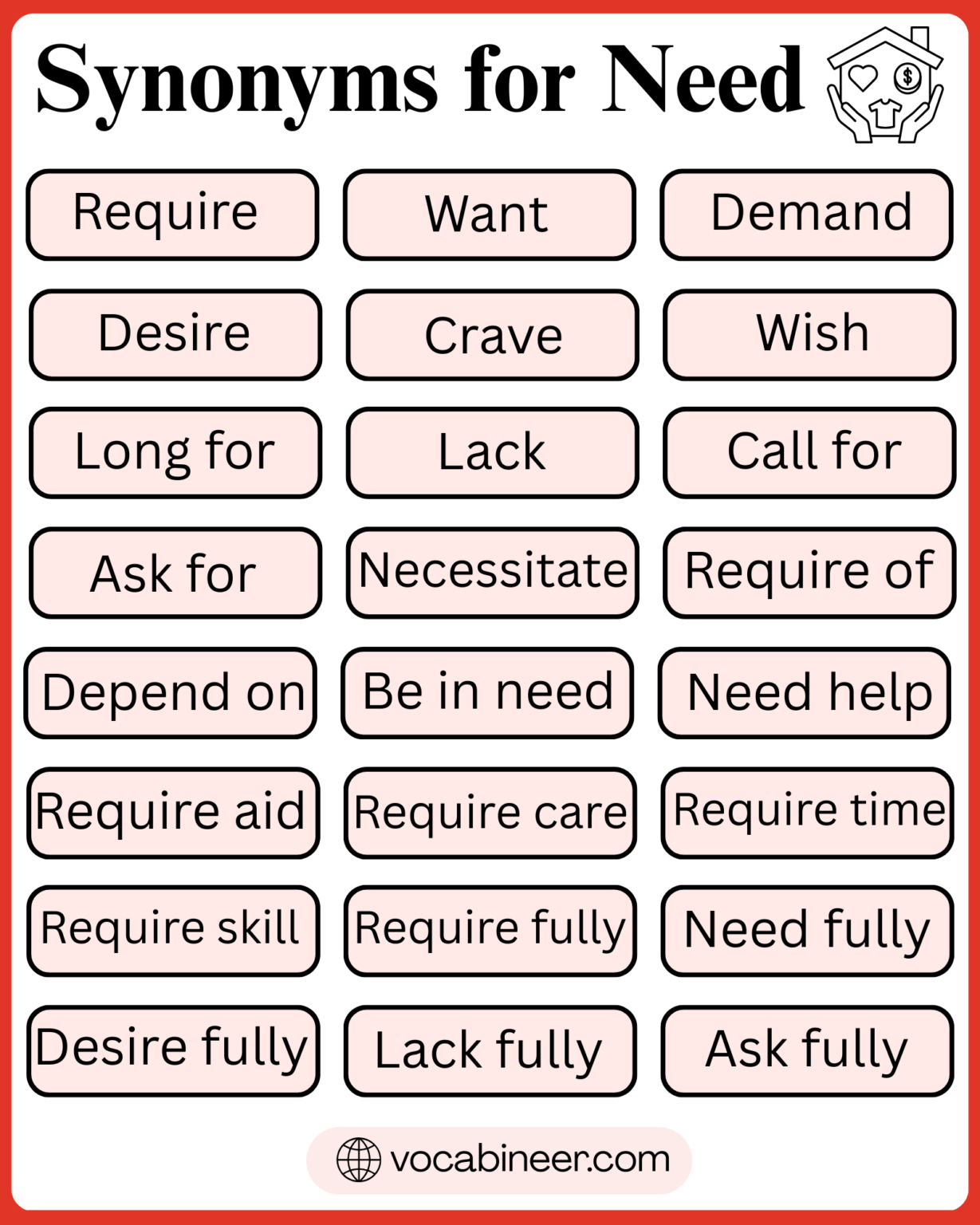 Synonyms For Need: 120 Words that Mean Need