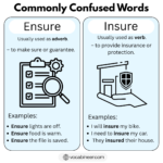 Ensure vs Insure Explained: Meaning, Difference and Examples